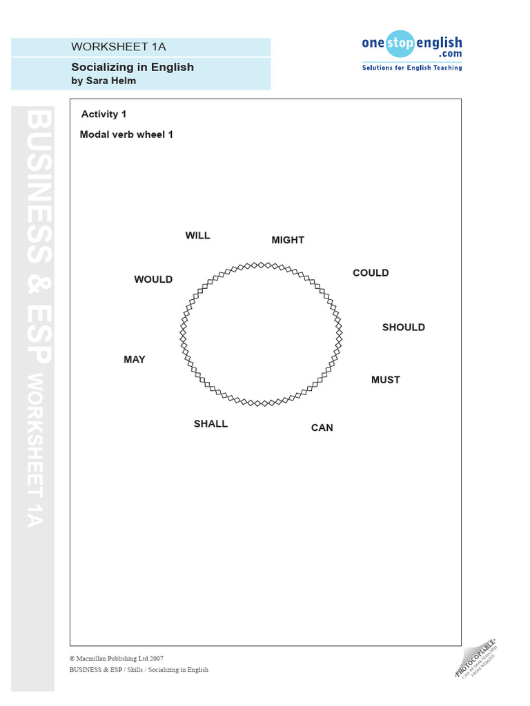 OSE Socializing in English Activities | PDF | Linguistic Typology ...
