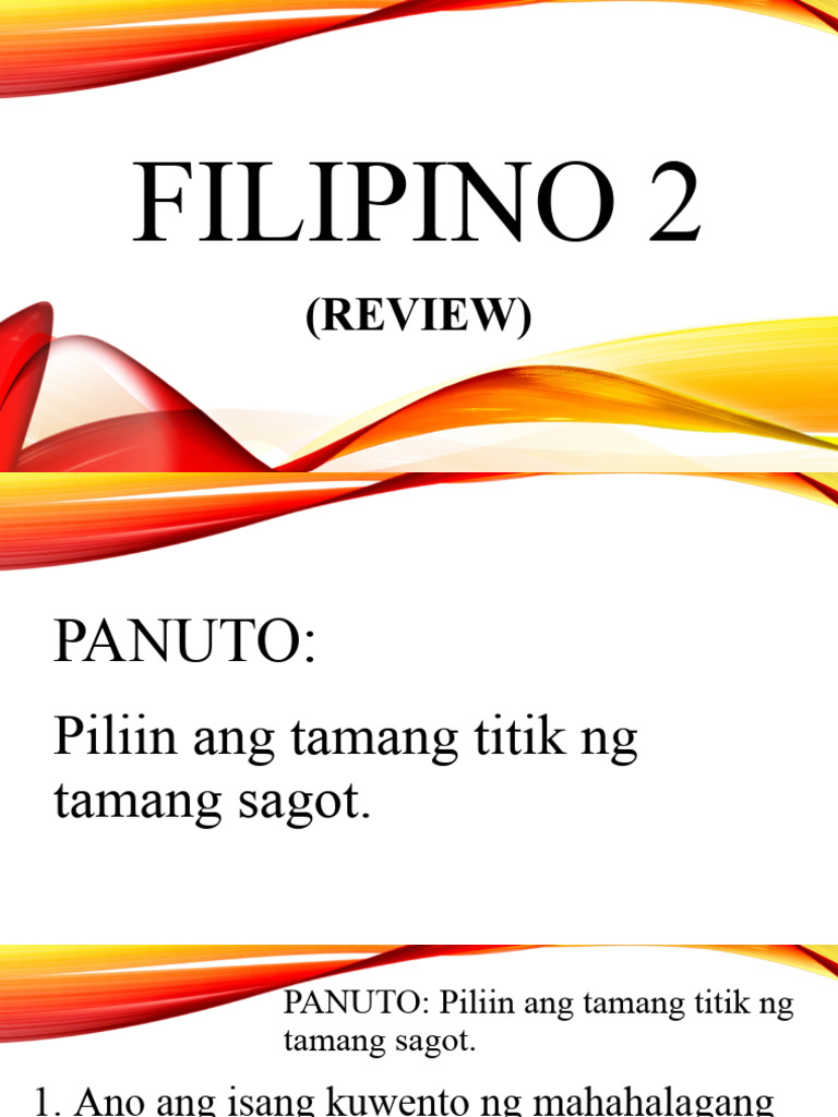 Fil2 Review | PDF
