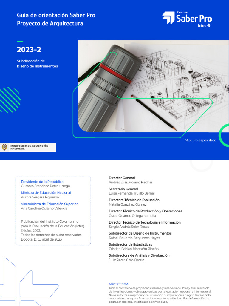 Guía Saber Pro Arquitectura 2023-2 | PDF