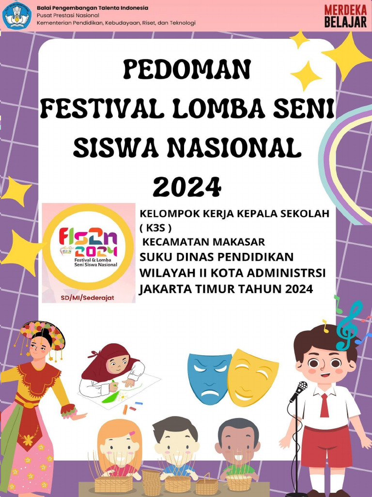 Pedoman FLS2N SD Kecamatan Makasar Tahun 2024 | PDF