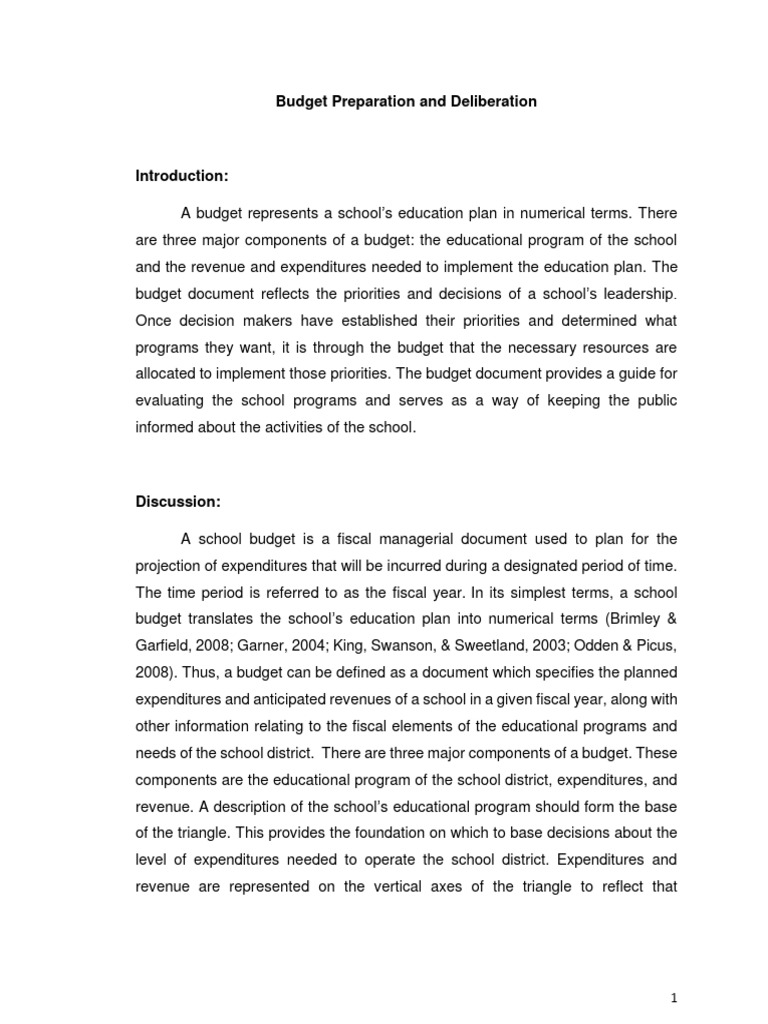 Budget Preparation and Deliberation | PDF | Budget | Taxes