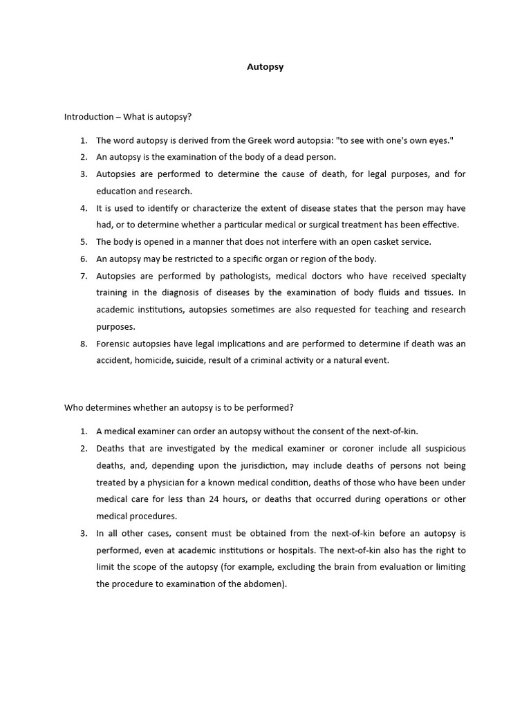 Photo | Download Free PDF | Autopsy | Pathology