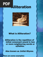 Types of Alliteration | PDF | Consonant | Vowel