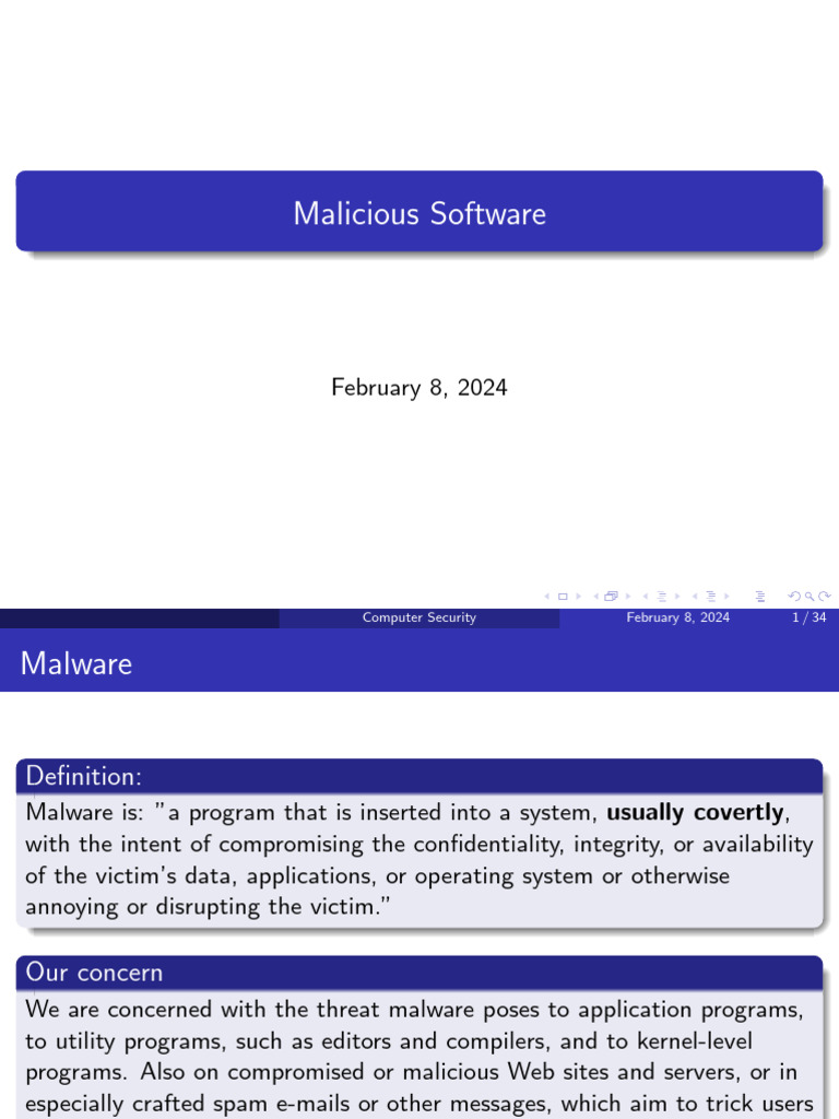CS361 Lec5 | PDF | Computer Virus | Malware