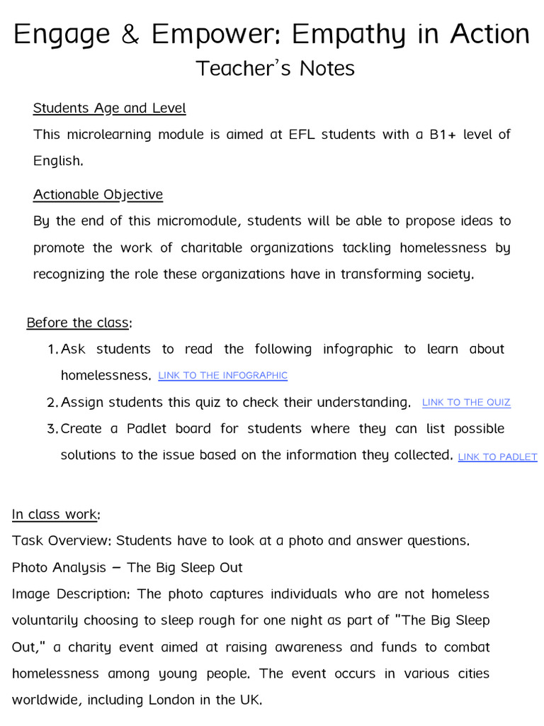 Engage & Empower Empathy in Action | PDF | Creativity | Empathy