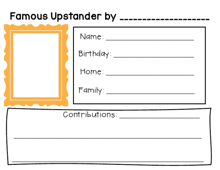 Famous Upstanders | PDF