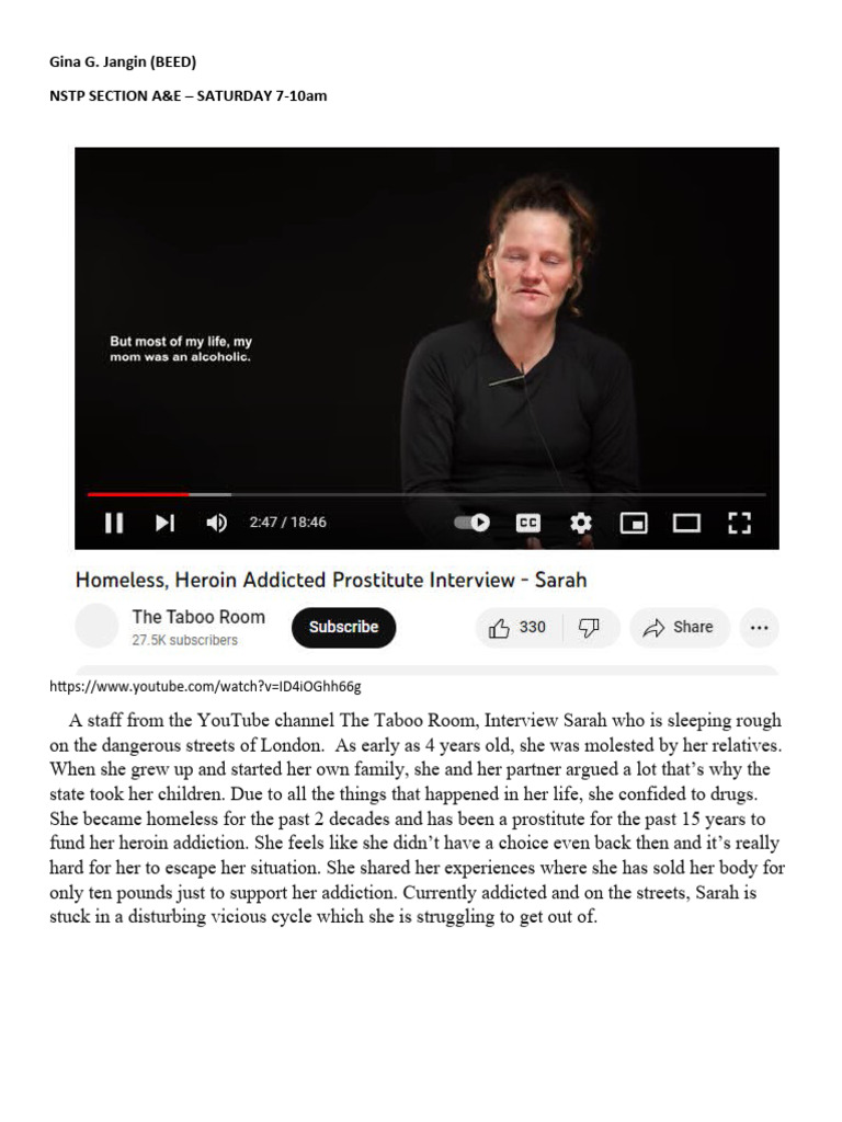 Jangin, Gina G. NSTP - Lesson 4 Assignment | PDF