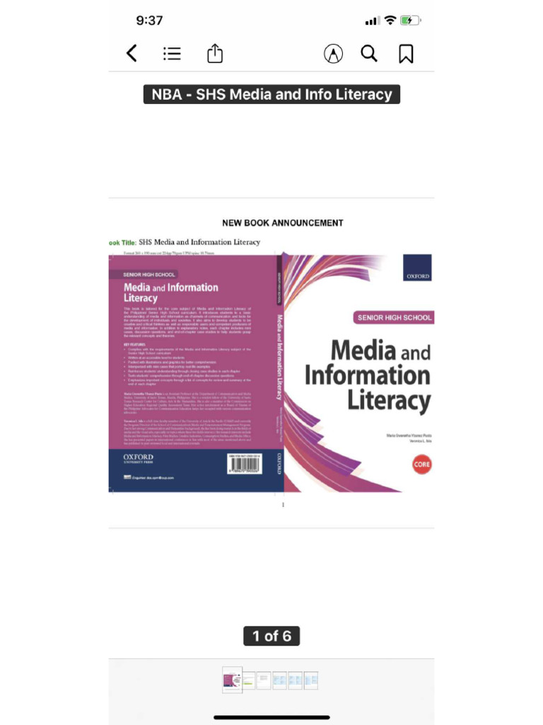 Media Information Literacy | PDF