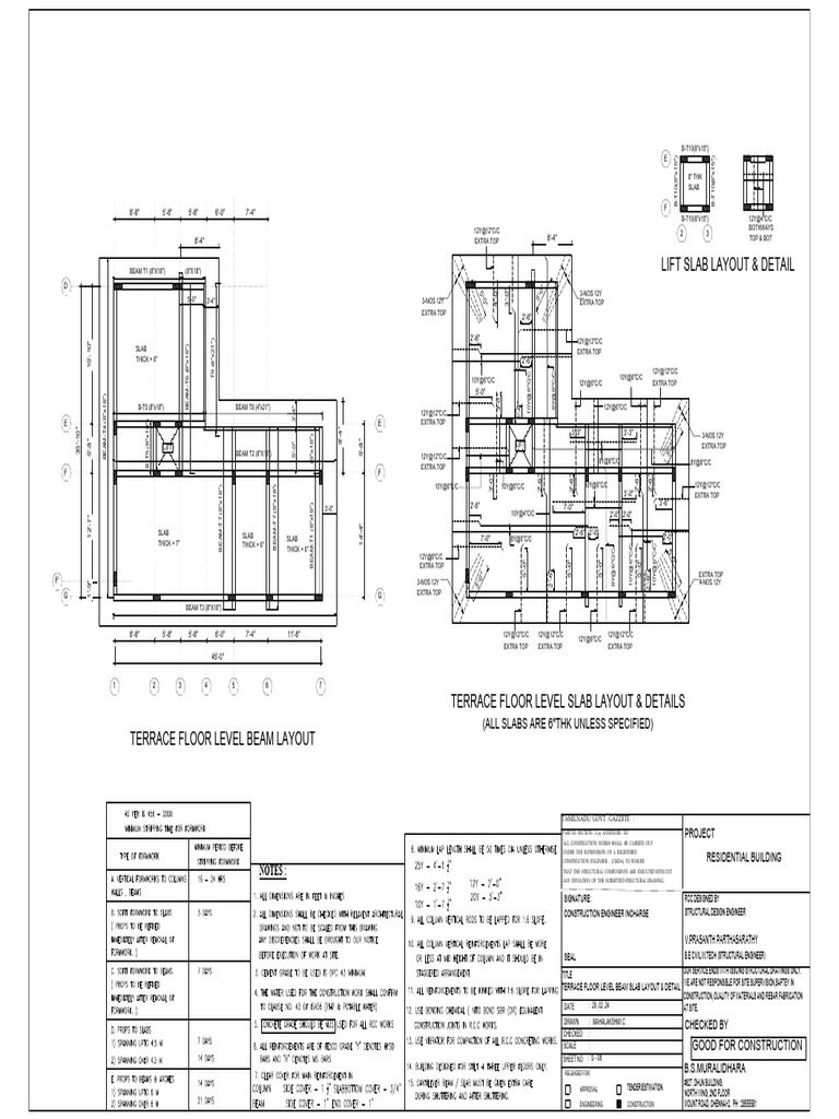 29 02 24 SH-08 GFC Terrace Floor Level Beam & Slab Layout & Details ...