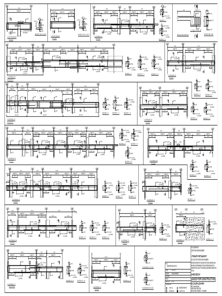 29 02 24 SH-09 GFC Beam Details SH-01 | PDF
