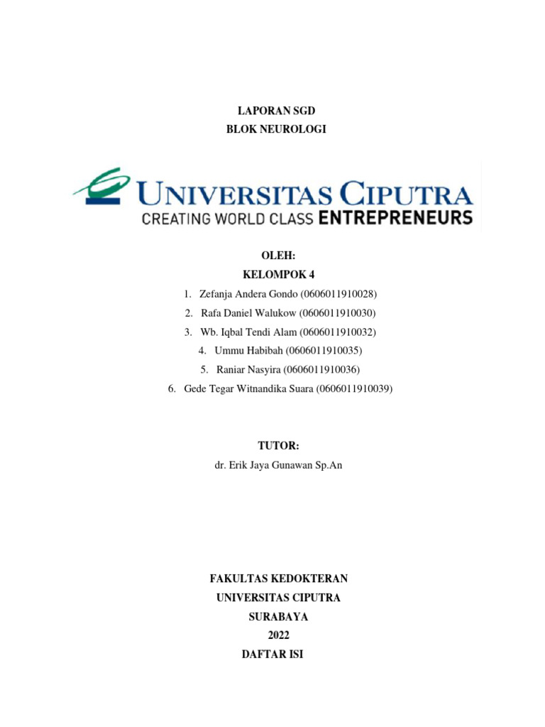 Laporan SGD 1 | PDF