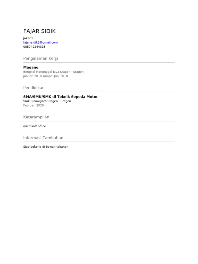Indeed Resume | PDF