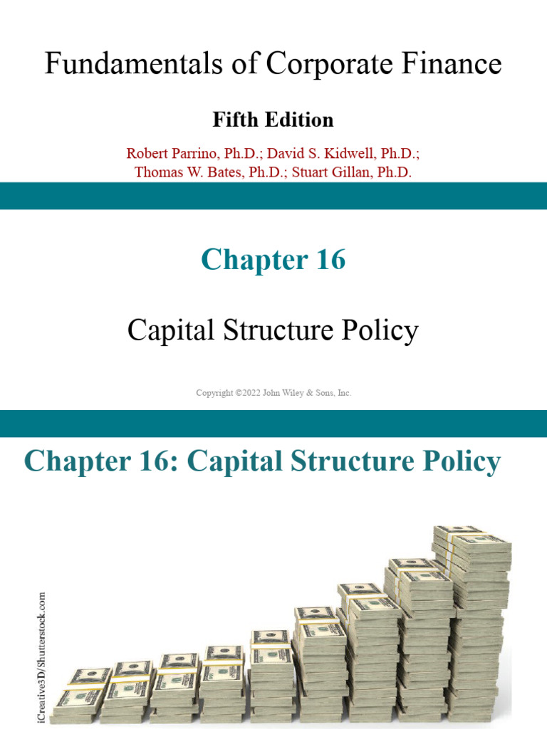 Parrino Corp Fin 5e PPT Ch16 | PDF | Capital Structure | Equity (Finance)