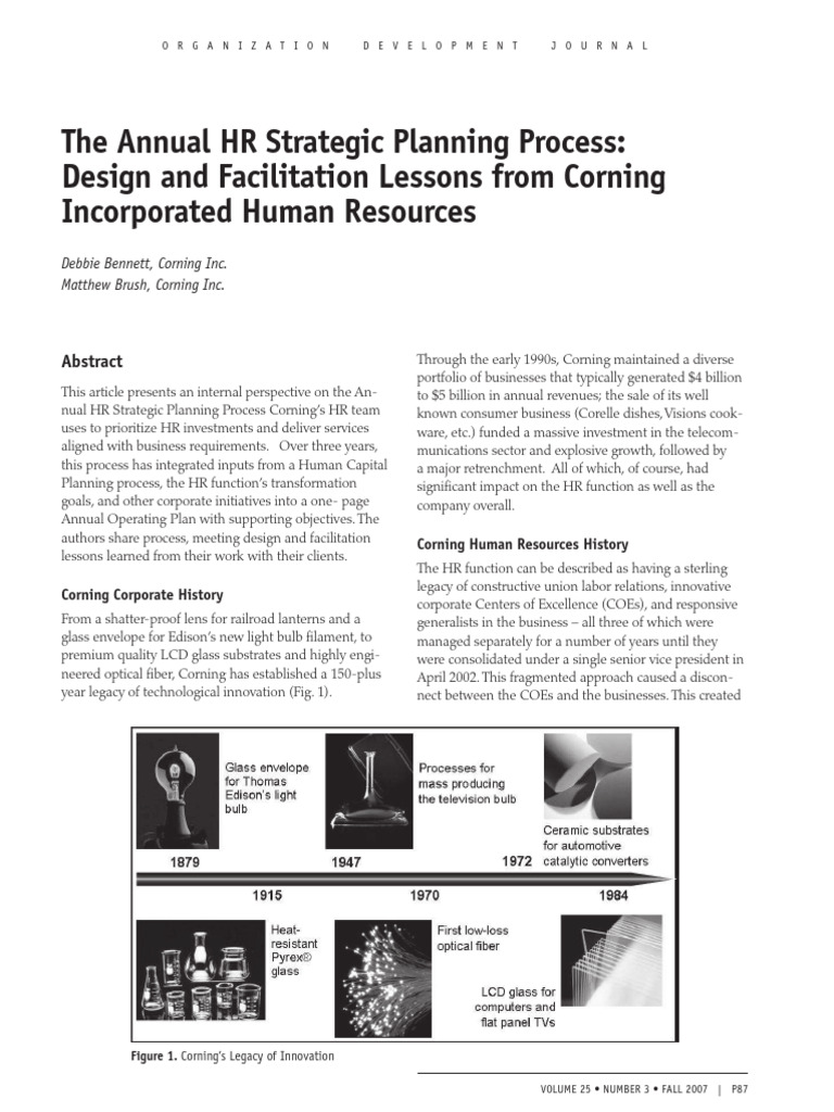 The Annual HR Strategic Planning Process | Download Free PDF ...