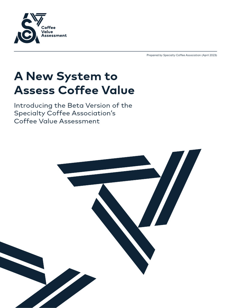 SCA Coffee Value Assessment Beta Guide | PDF | Senses | Coffee