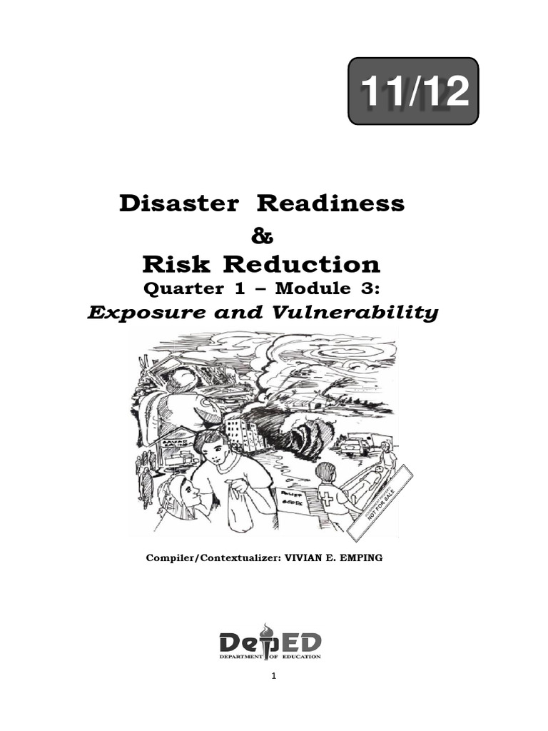 DRRR q1 m3 Exposure Vulnerability | PDF
