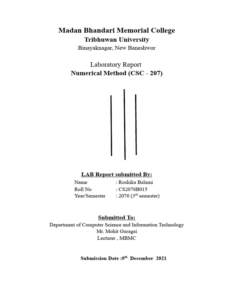 NM Lab in C Program | PDF | Mathematics | Mathematical Logic