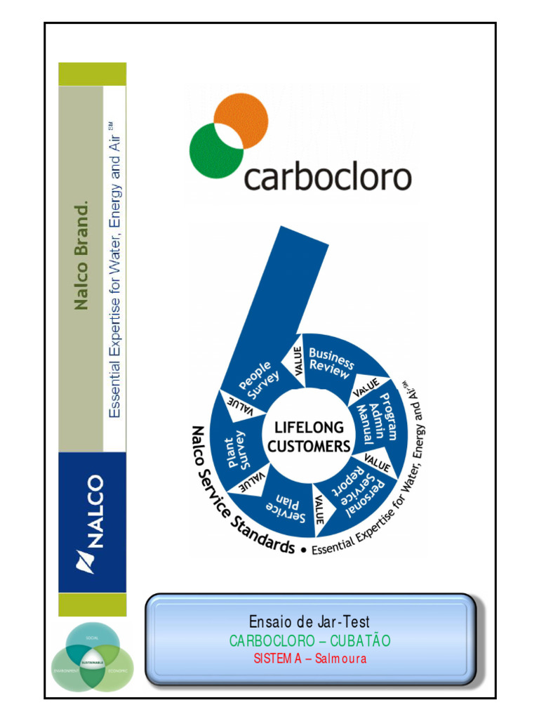 Ensaio de Jar-Test: Avaliação de Polímeros | PDF | Cloro | Química