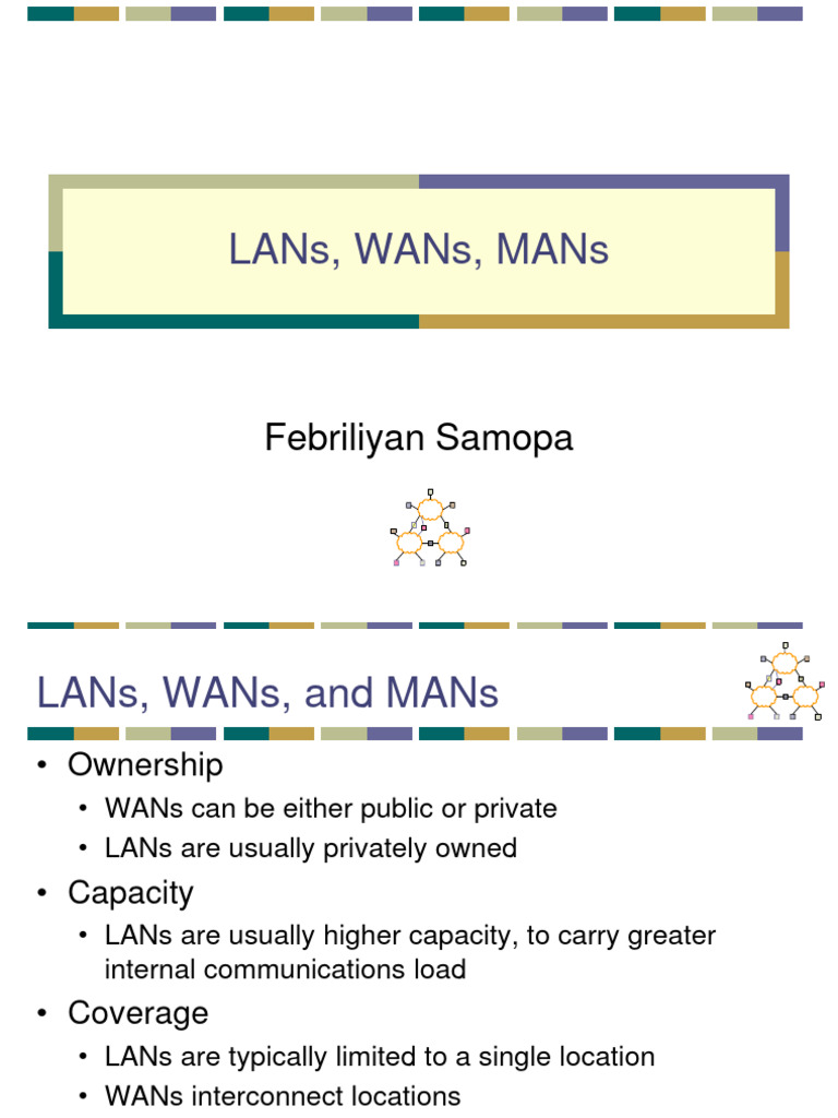 03 Lan, Wan, Man | PDF | Ethernet | Network Topology