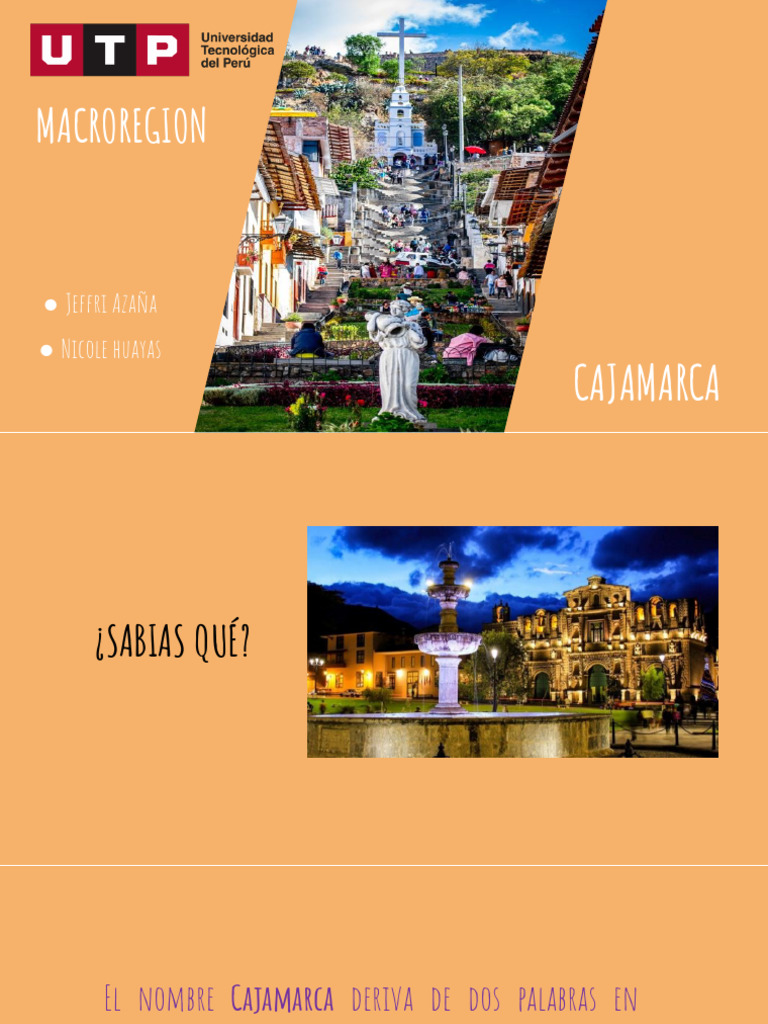 Macroregion Cajamarca Terminado | PDF | Turismo