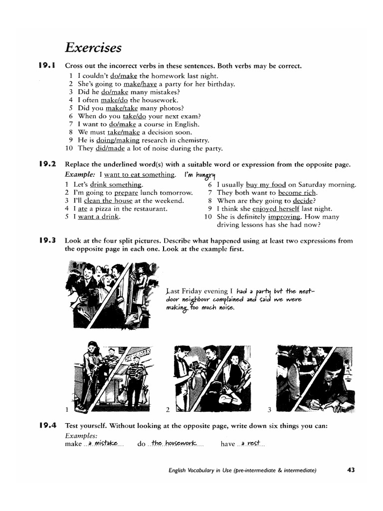 Do Make Have Take | PDF
