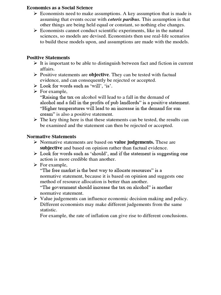 Revision Notes All Chapters | PDF | Demand | Supply (Economics)