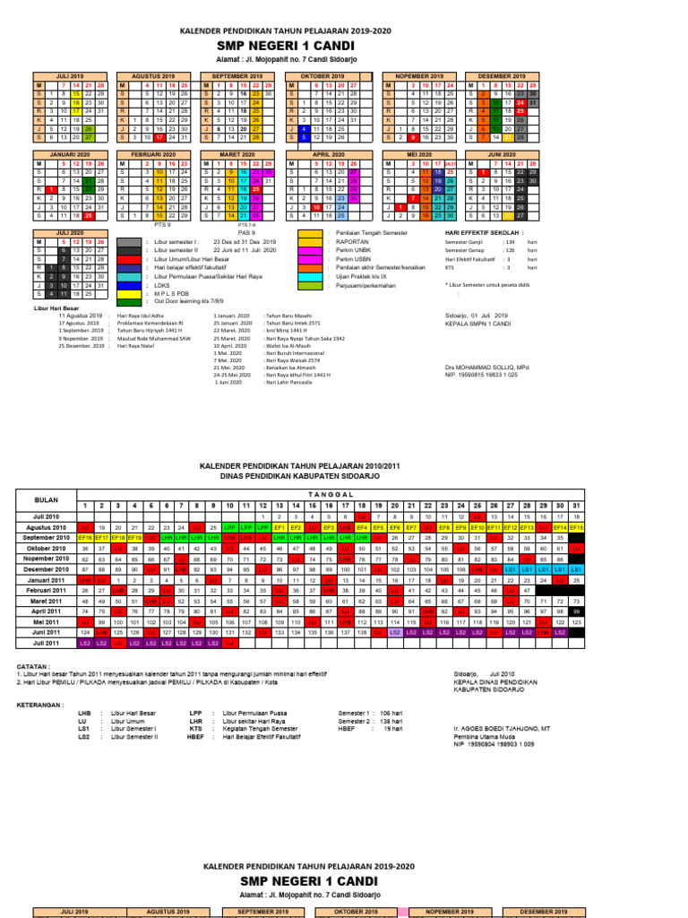 1 Kalender Pendidikan | PDF