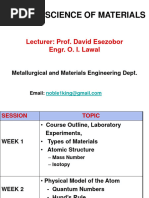 Lecture - Notes - Materials Science and Engineering - 9282018 PDF | PDF ...