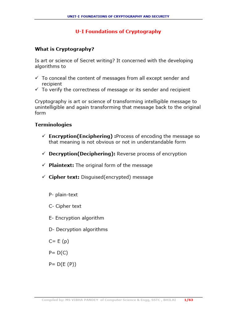 CRP1 | PDF | Cryptography | Public Key Cryptography