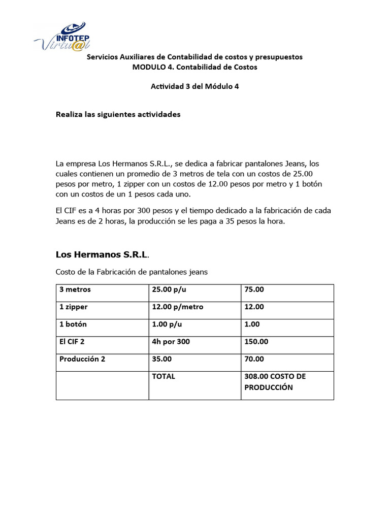 Actividad 3 Modulo 4 Nivel 2 MARIA M ALCÁNTARA | PDF