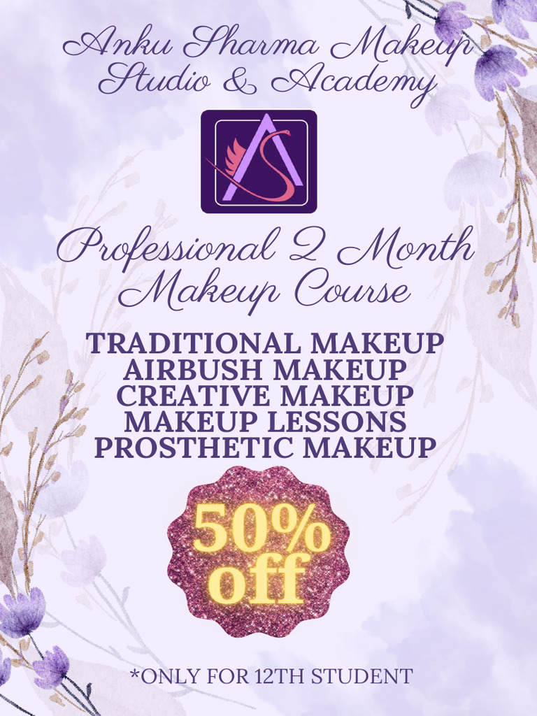 Anku Sharma MAkeup Studio & Academy-2 | PDF