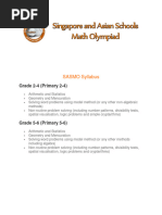 SASMO Sample Paper and Syllabus 1 | PDF | Mathematics | Statistics