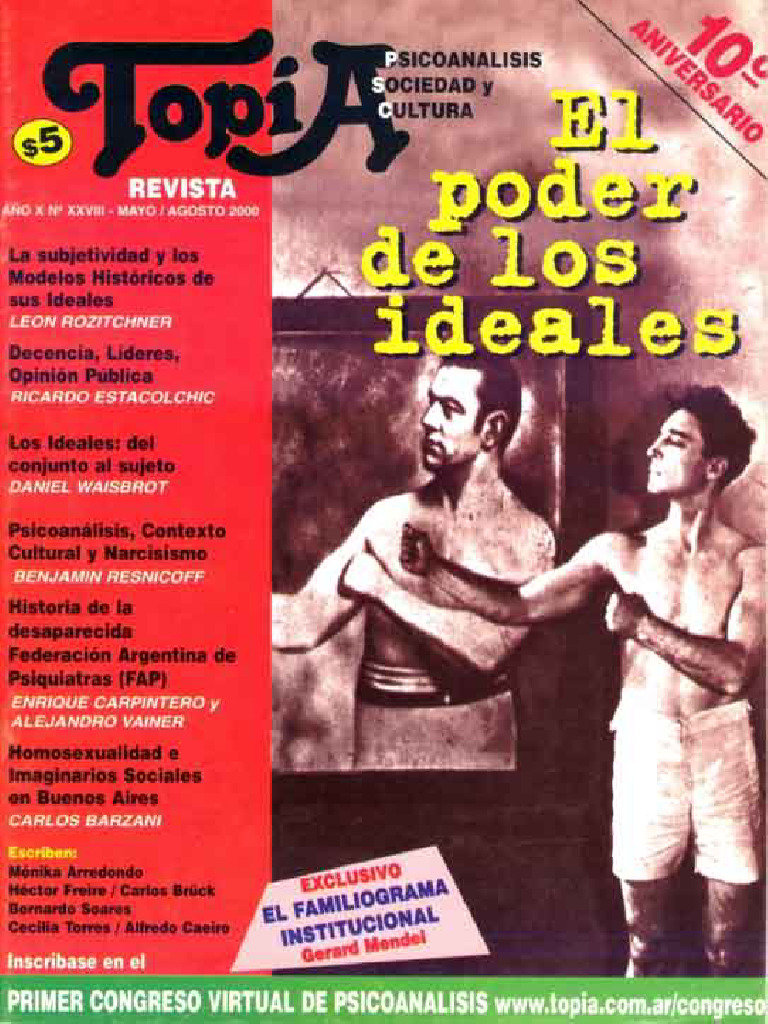 El Poder de Los Ideales | PDF | Complejo de Edipo | Carné de identidad