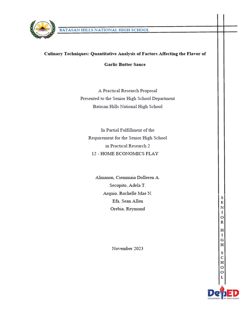 Research Paper Page Template | PDF | Food Science | Garlic