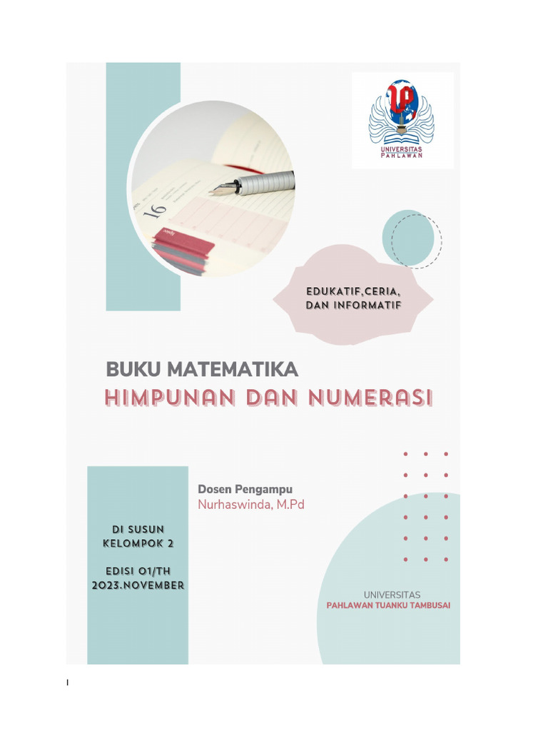 Himpunan Dan Numerasi | PDF | Metode & Bahan Ajar