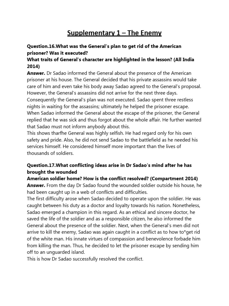 Supplementary Important Questions | Download Free PDF | Discrimination