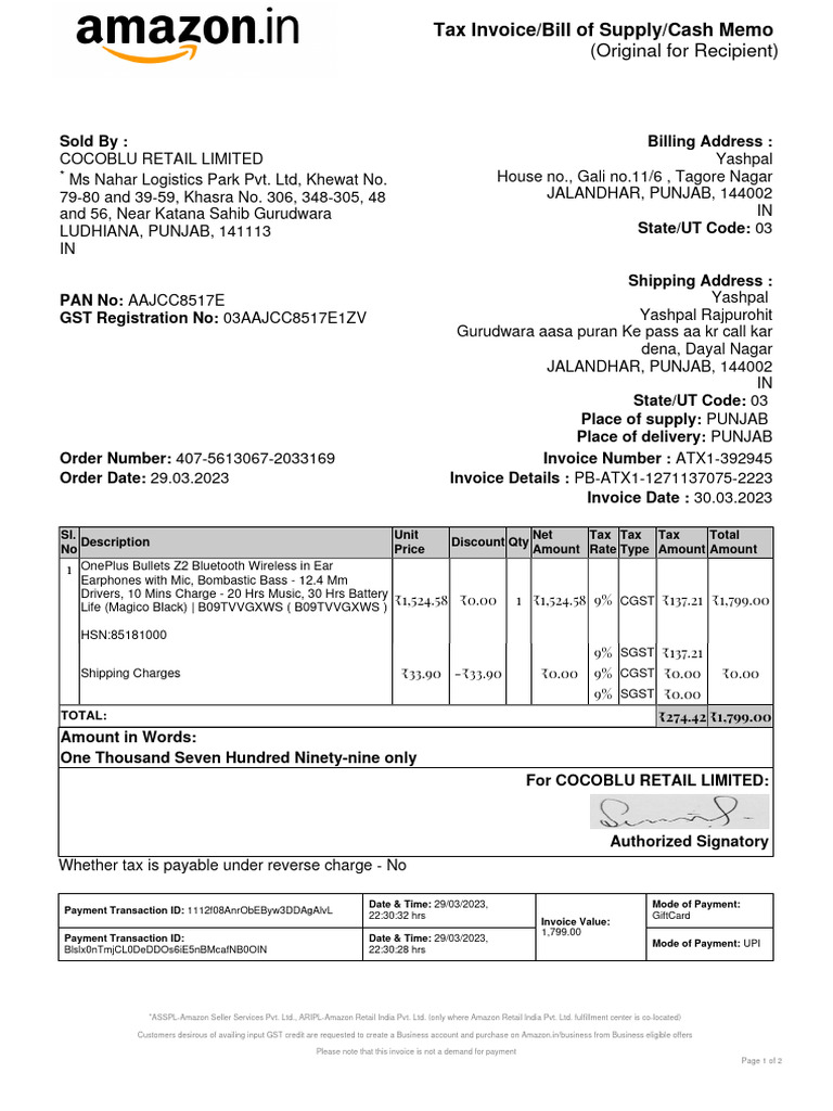 Invoice | PDF | Invoice | Business