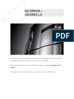Códigos de Error Aire Acondicionado York | PDF | Aire acondicionado | Tecnologías de gas