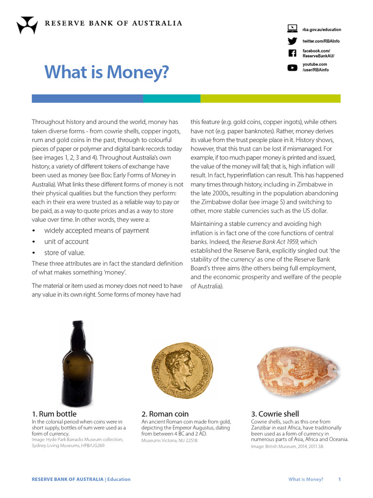 What Is Money | PDF | Money | Currency
