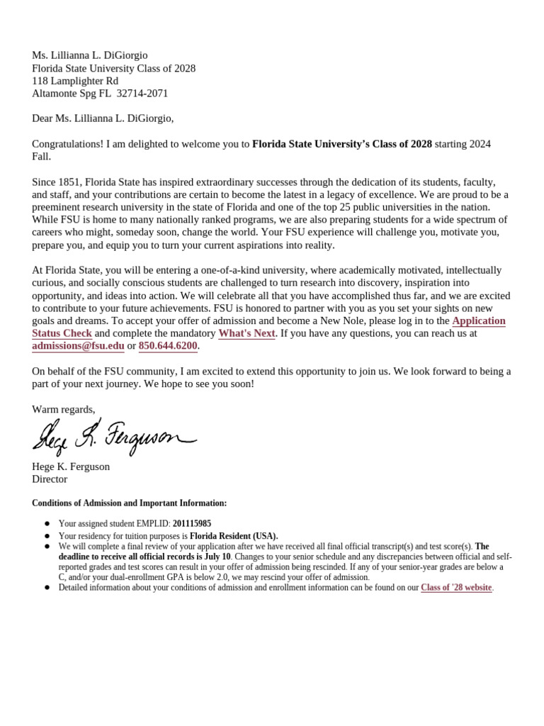 Fsu Admin | PDF
