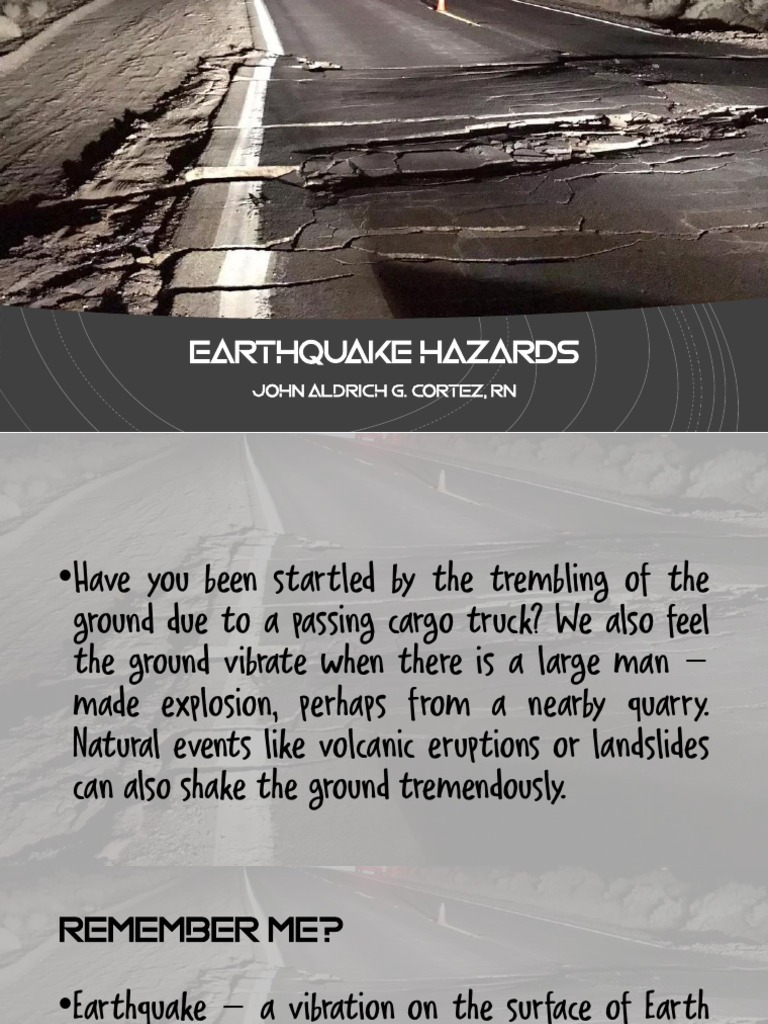 7 Earthquake Hazards | PDF | Travel