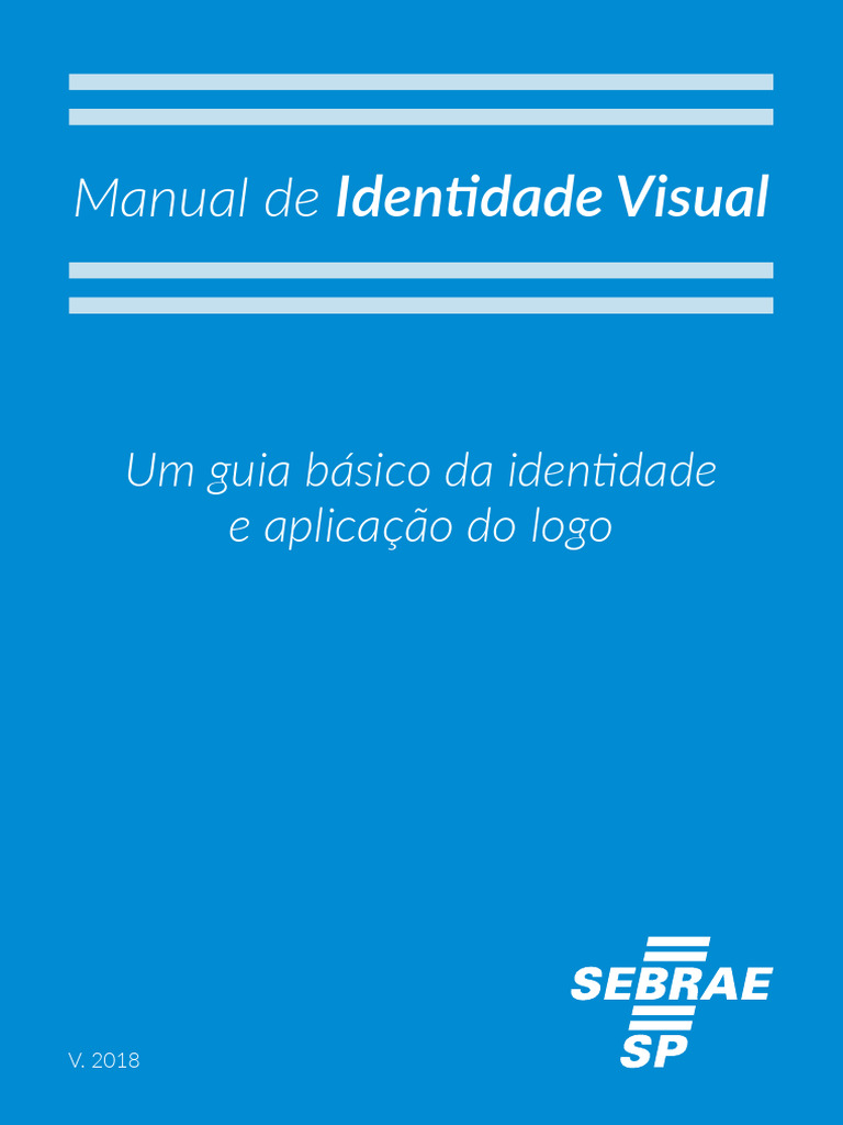 Sebrae-SP - Manual de Identidade Visual - 2018 | PDF | Design gráfico