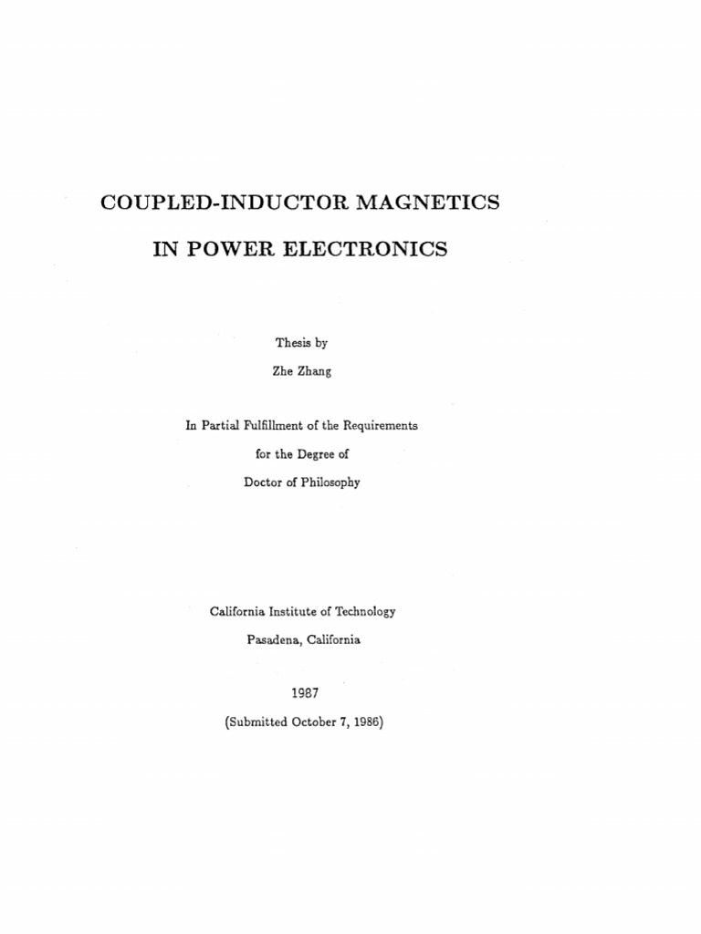 Power Electronics Magnetics | PDF | Inductance | Inductor