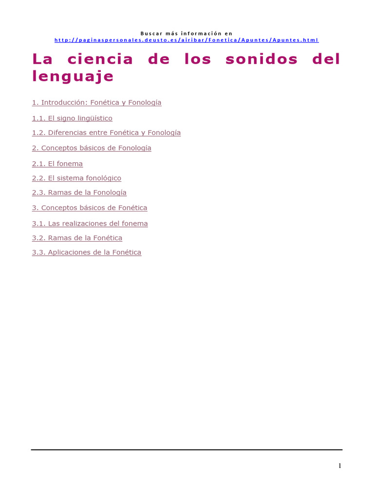 La Ciencia de Los Sonidos Del Lenguaje - , de Alexander Iríbar | PDF | Fonología | Fonema