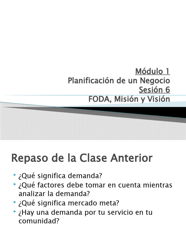 CTS Session 6 | PDF | Análisis FODA | Calidad (comercial)