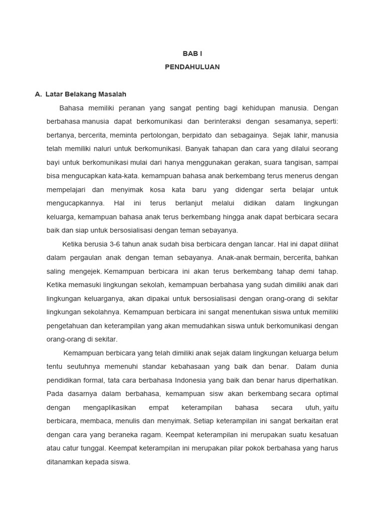 Contoh PTK Lengkap | PDF