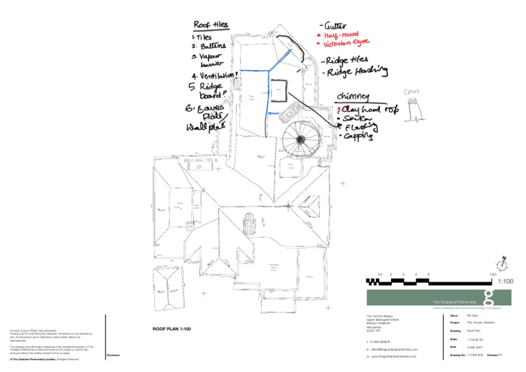 1179 - E - 003-Roof Plan - Existing | PDF | Building Engineering | Architectural Elements