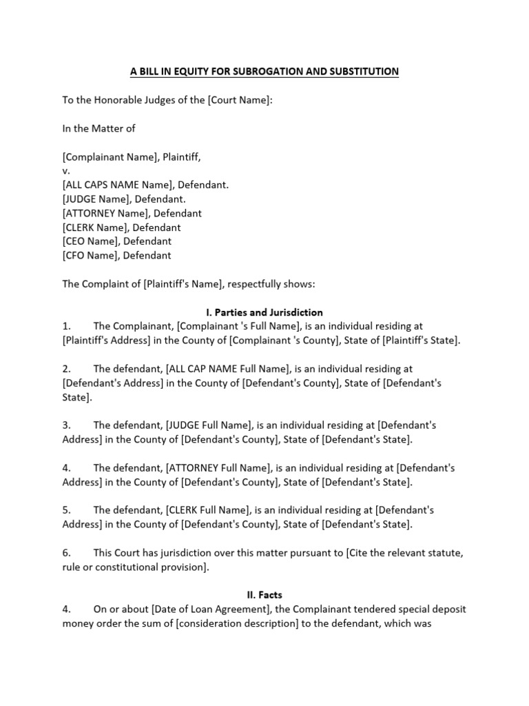 2023 Bill For Subrogation Template Gumroad | PDF