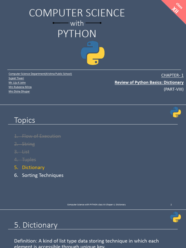 COMPUTER SCIENCE-XII-CH1-Dict | PDF | Computer Data | Computing