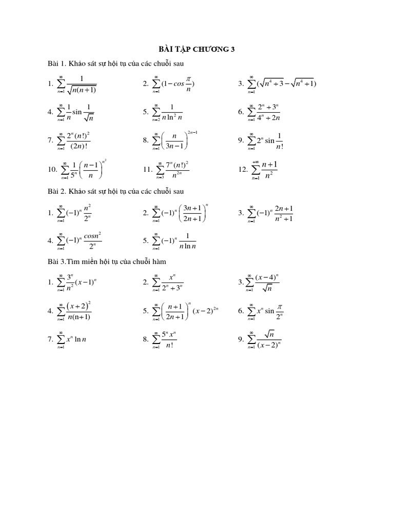 Bai Tap Chuong 3-Chuoi | PDF